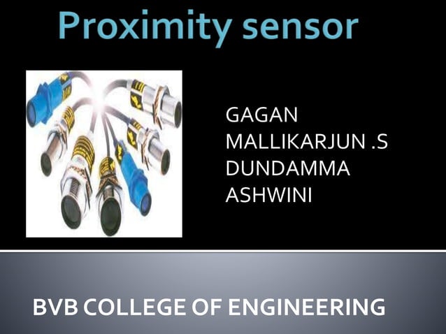 proximity sensor | PPT