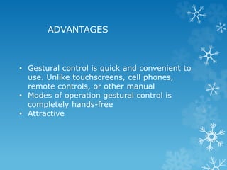 Gesture based Home automation ,a Final year Engineering project | PPTX