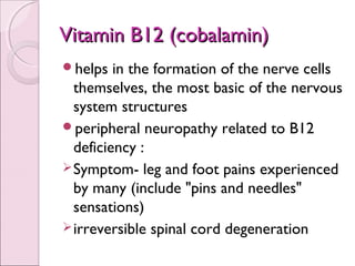 NUTRIENTS AND NERVOUS SYSTEM | PPT