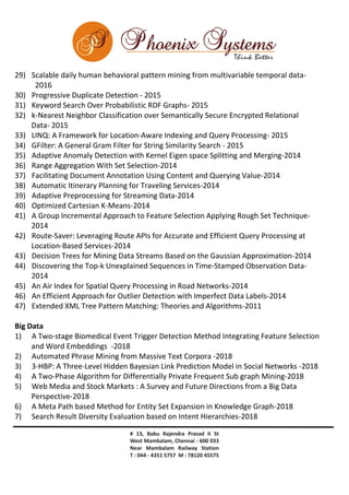 be cse projects in chennai | PDF