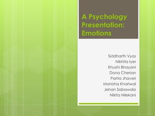 Final psycho ppt | PPTX