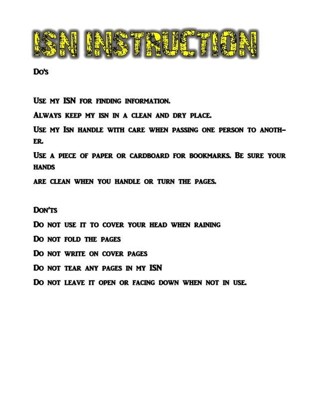 Isn Interactive Science Notebook pages and Guidelines | PDF | Education