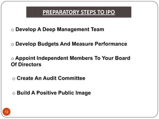 Public Issue & Management | PPTX