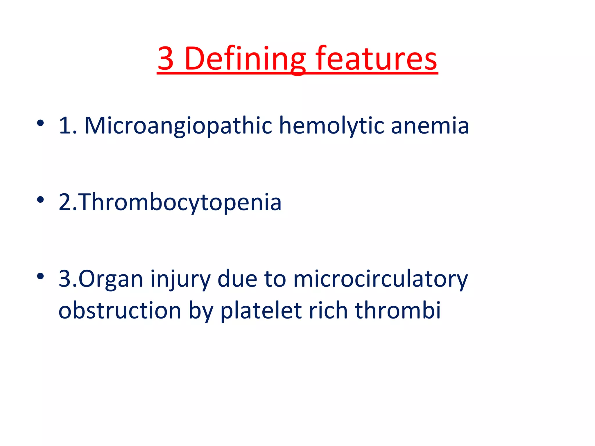 Thrombotic Microangiopathy | PPT