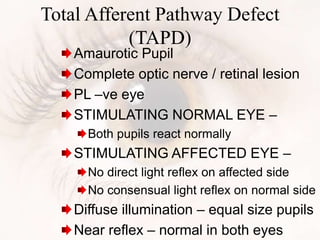 PUPIL - ANATOMY, PHYSIOLOGY AND REFLEXES | PPT
