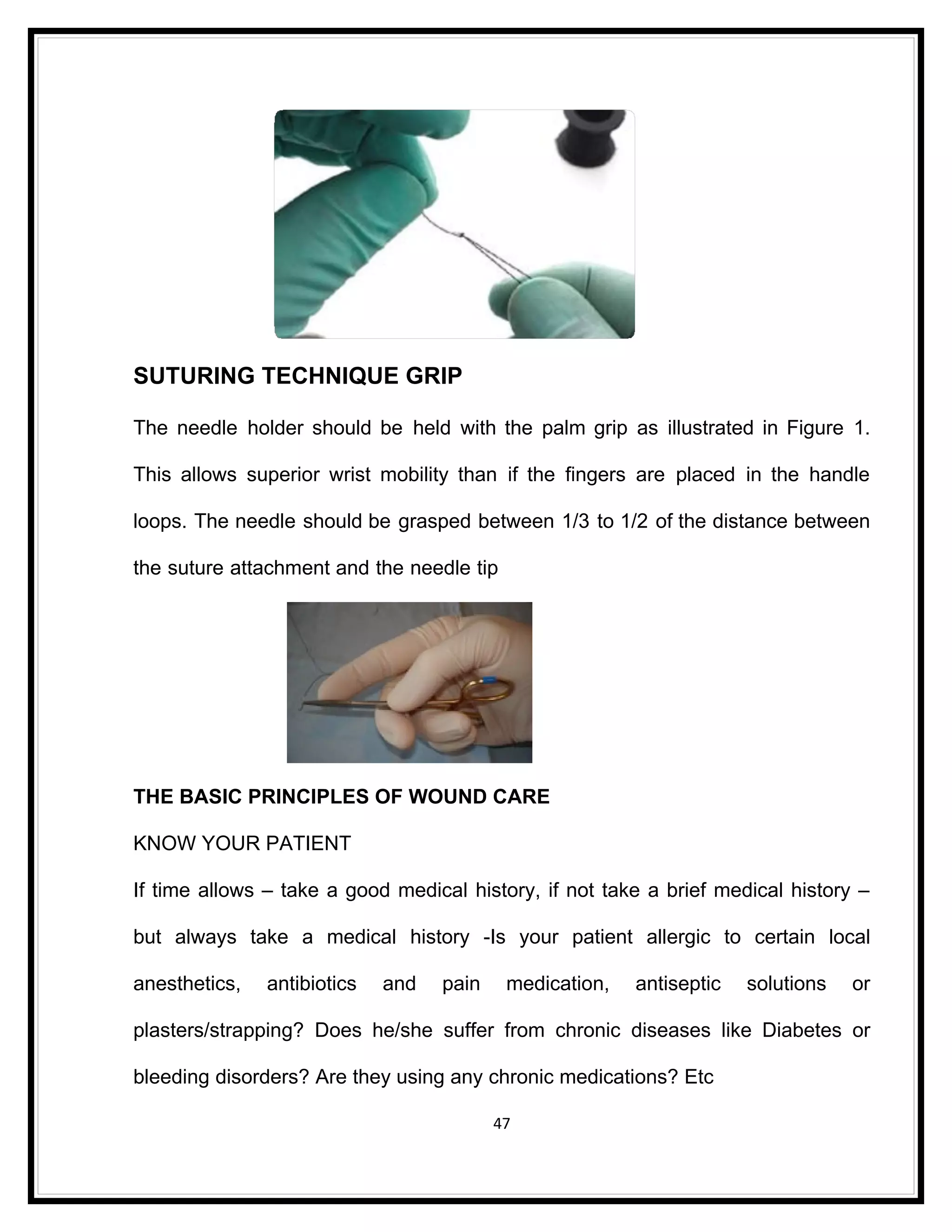 sutures and suturing techniques | DOC