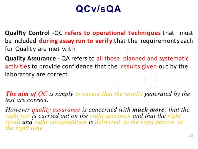 medical -laboratory- quality- control -- | PPTX