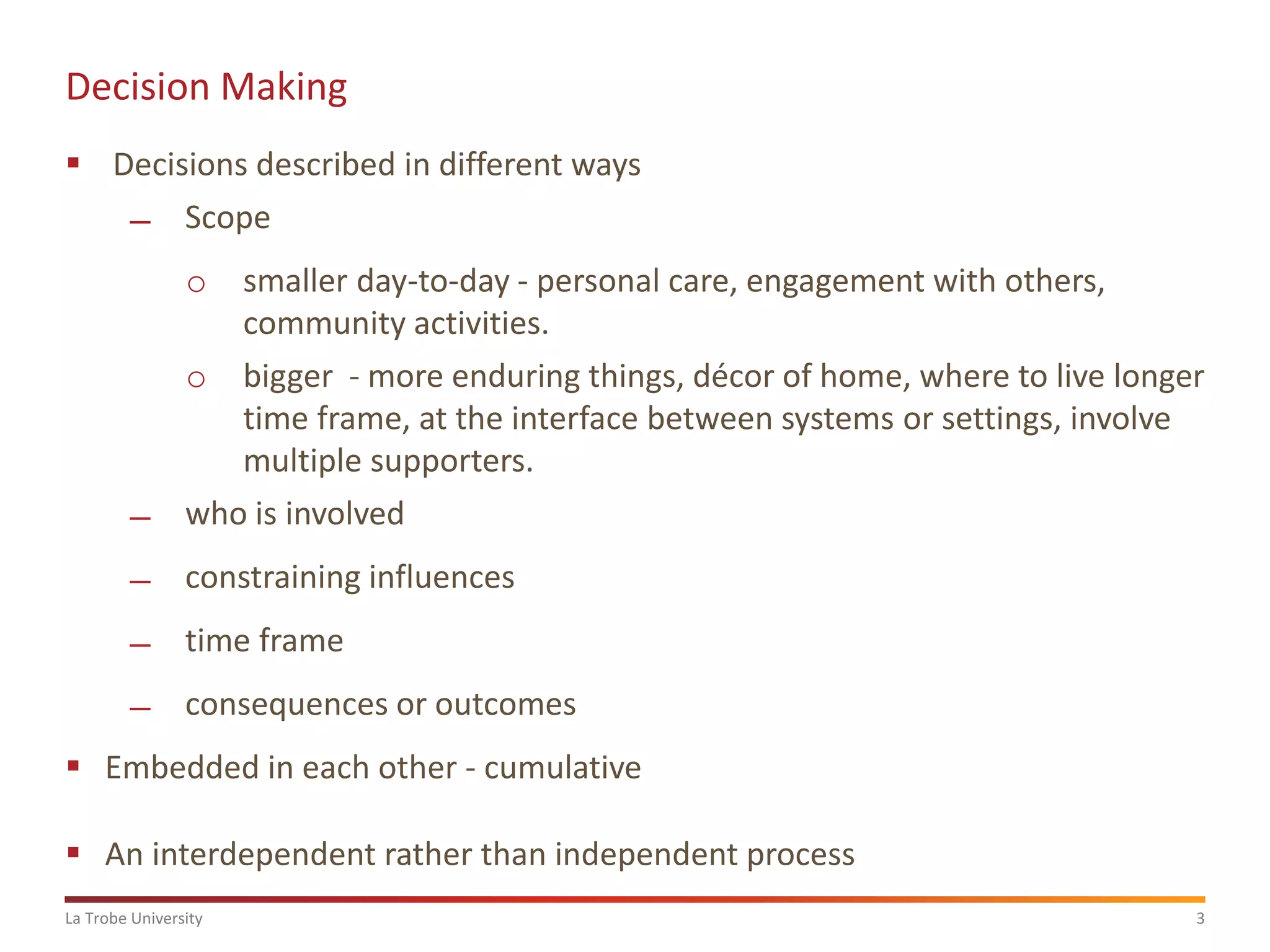 Building the Evidence Base on Supported Decision Making | PPT