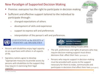 Building the Evidence Base on Supported Decision Making | PPT