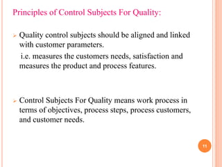 control of quality | PPT