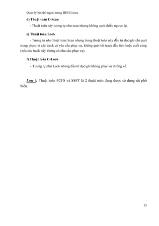 Quan ly bo nho ngoai trong linux | PDF