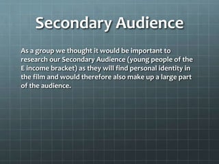 Our final audience research questionnaire | PPTX