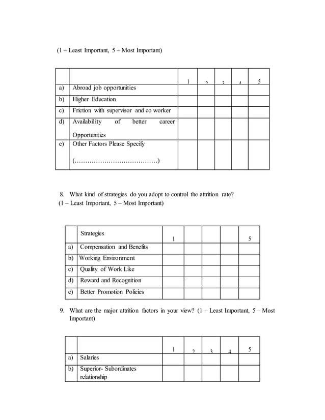 Final questionnaire | PDF