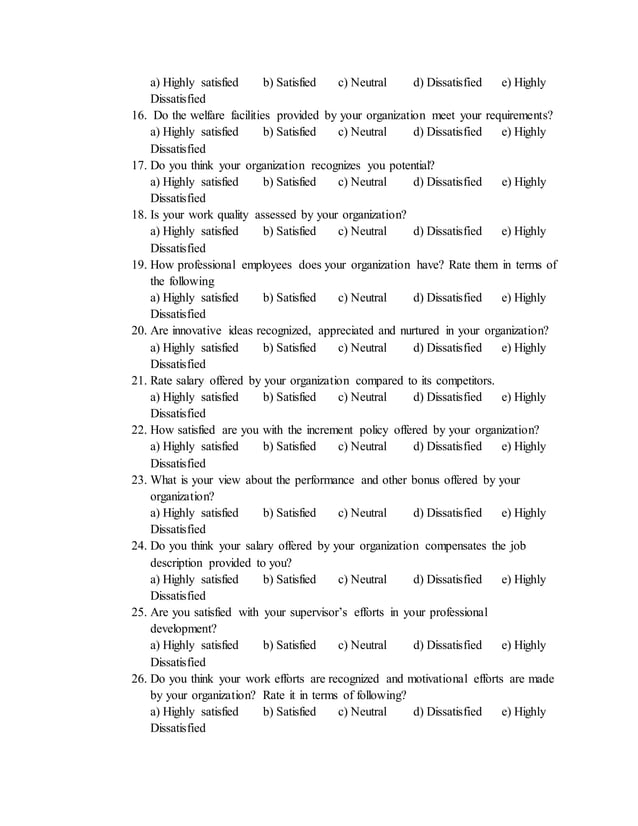 Final questionnaire | PDF