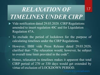 Radical changes in IBC laws | PPT