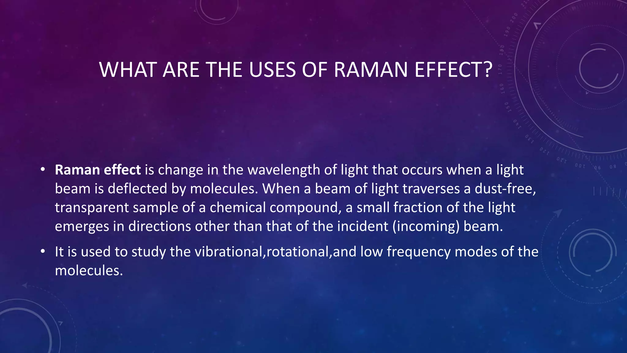 Final raman effect | PPTX