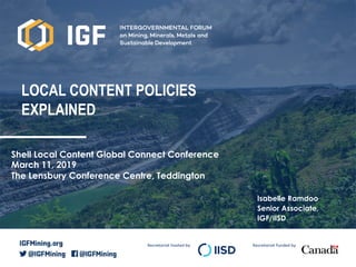 Local content explained | PDF