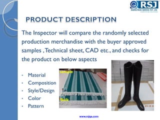 RSJ Final Random Inspection | PDF