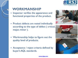 RSJ Final Random Inspection | PDF