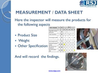 RSJ Final Random Inspection | PDF