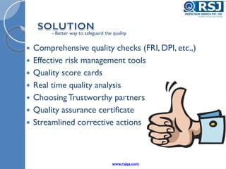 RSJ Final Random Inspection | PDF