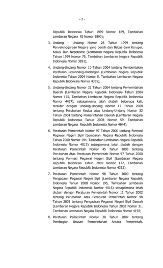 RAPERDA PENGADAAN PNSD | PDF