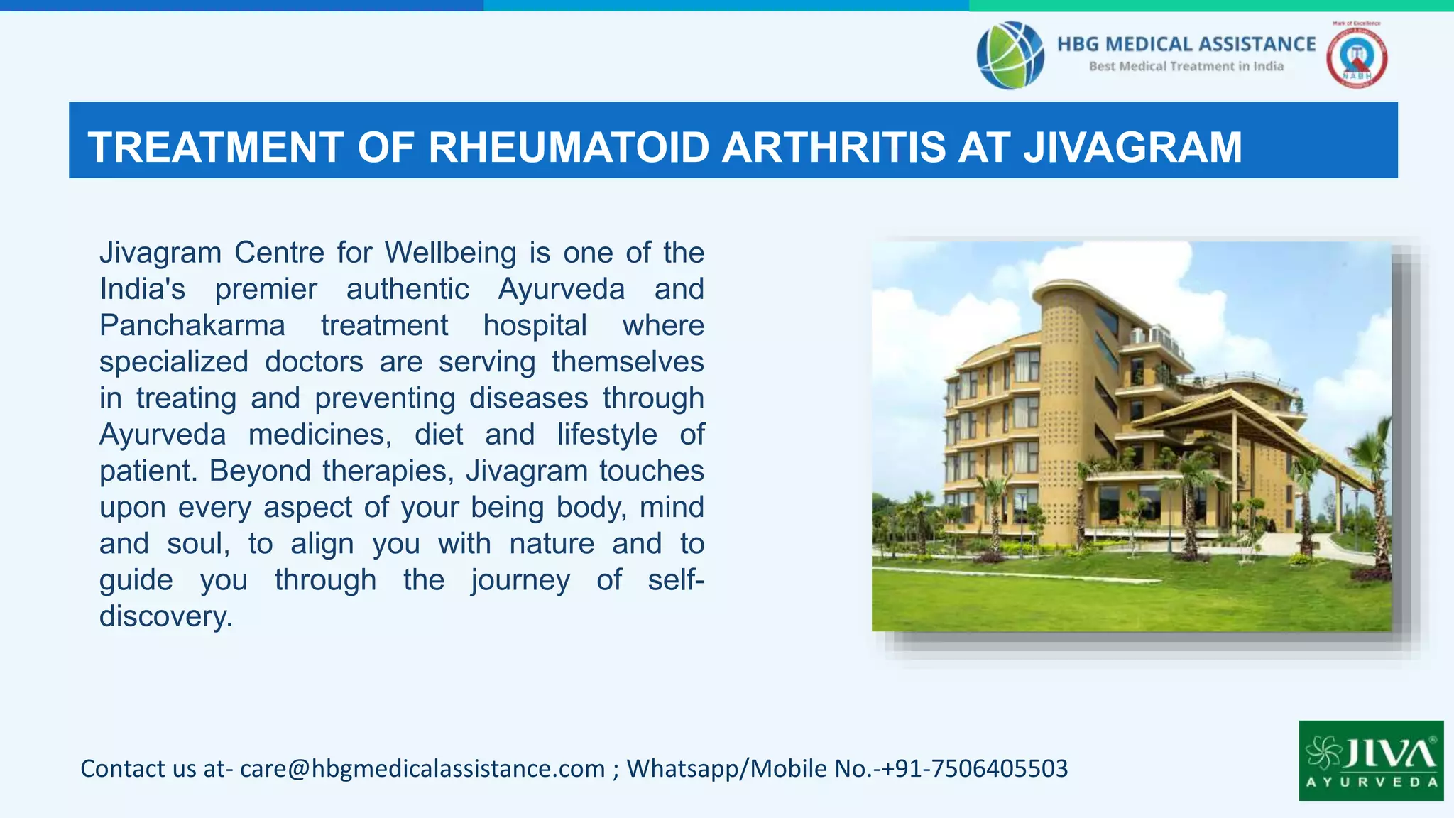 Management of Rheumatoid Arthritis through Ayurveda in India | PPTX