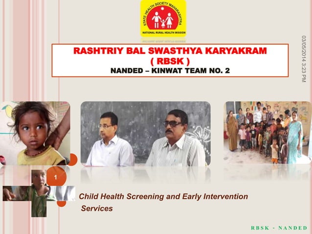 Rbsk ppt Dr.Ambekar | PPTX | Daycare and Pre-School | Parenting