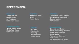 “IS FAKE NEWS THE NEW NEWS” | PPT
