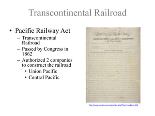 Final reasons for westward expansion | PPT