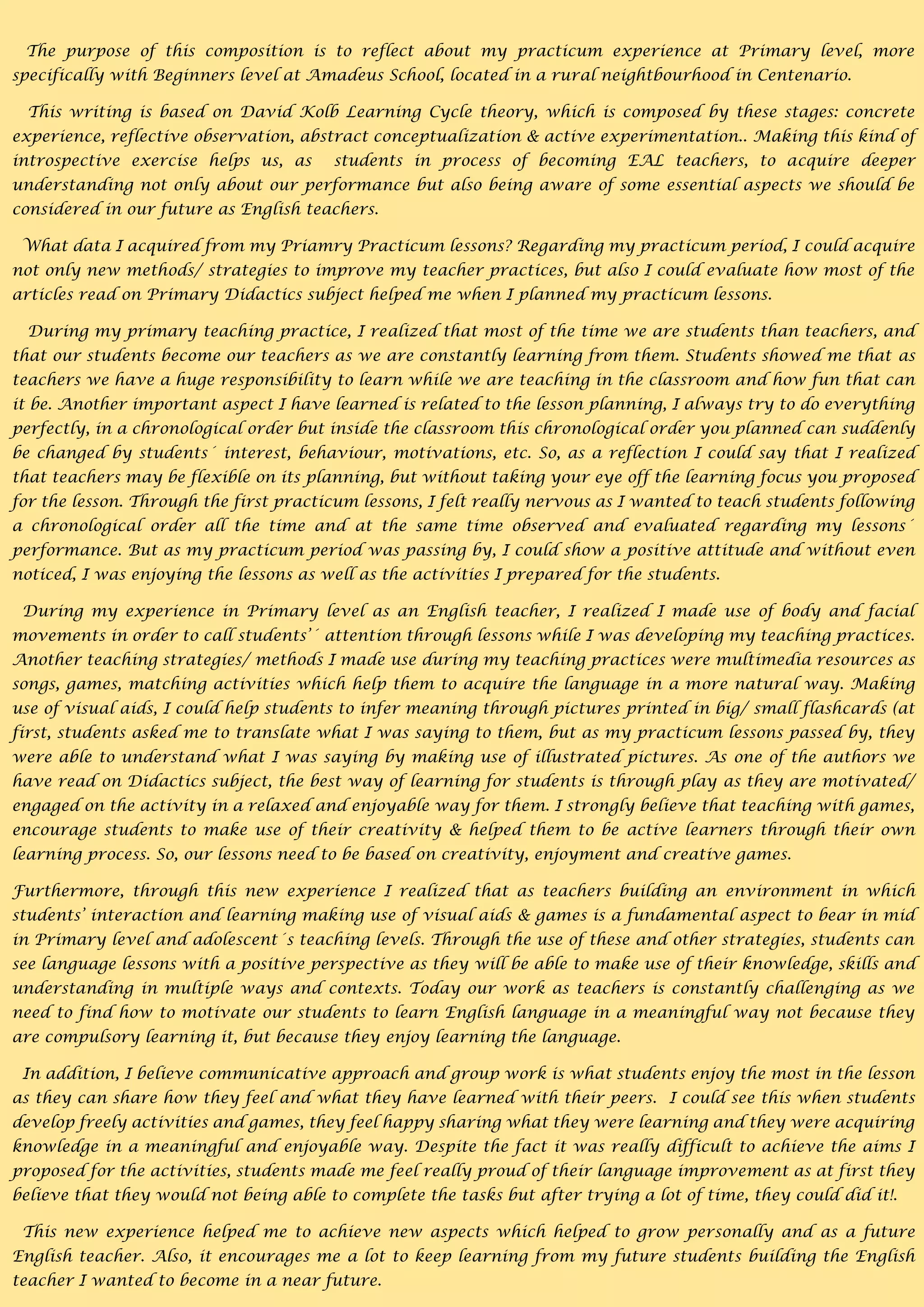 Final reflection | PDF