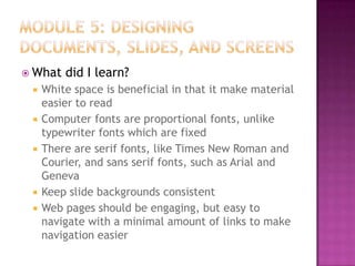 Final Course Reflection Assignment | PPT