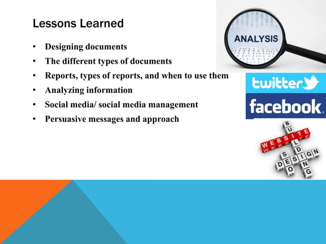 Final reflection assignment | PPTX