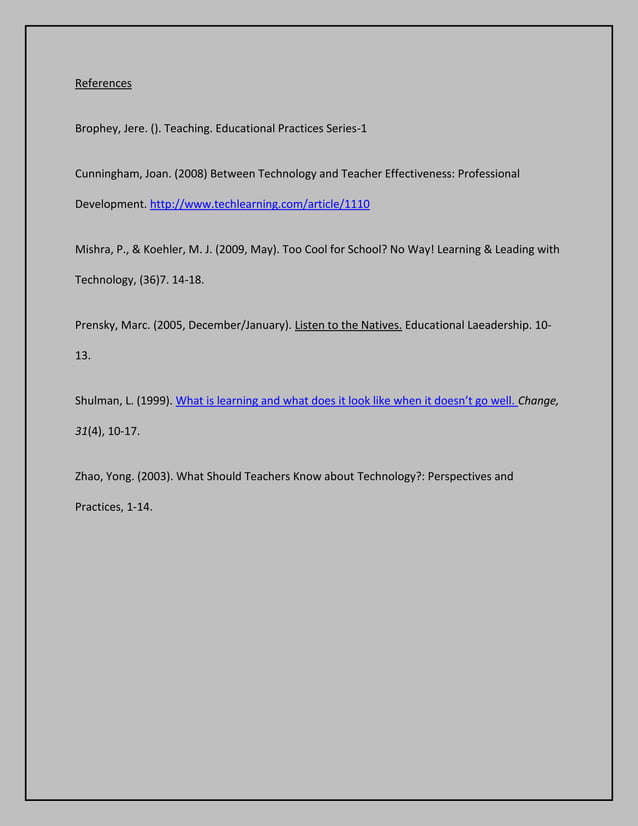 Final reflection paper | PDF