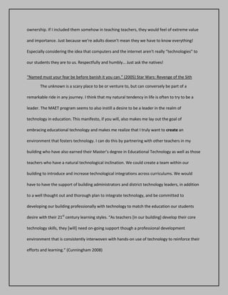 Final reflection paper | PDF