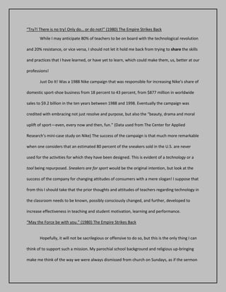 Final reflection paper | PDF