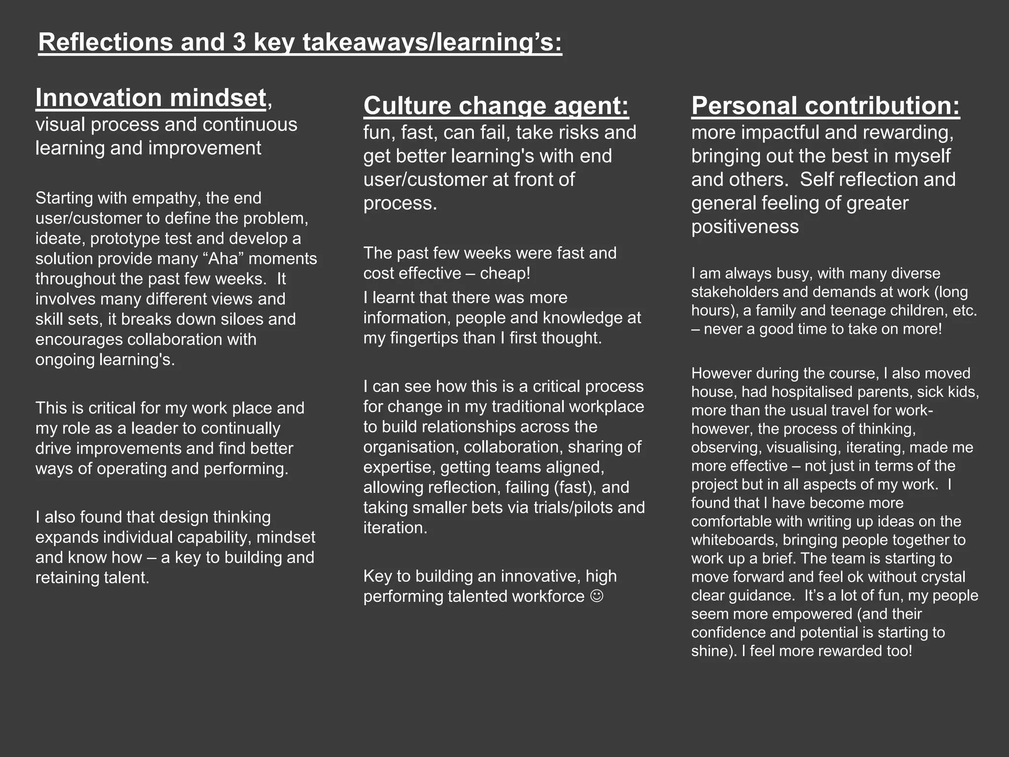 Finalreflections | PPTX