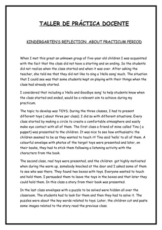 Practicum Period | PDF