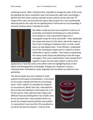 Final reflective task | PDF