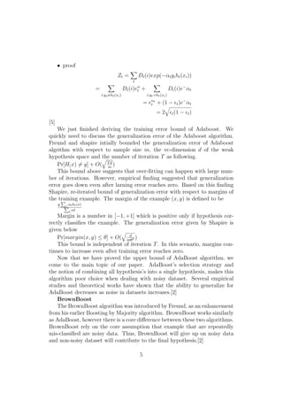 Ada boost brown boost performance with noisy data | PDF