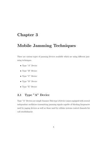 Mobile Jammer report | PDF