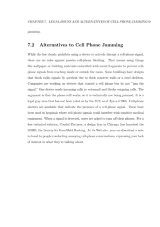 Mobile Jammer report | PDF