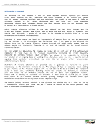Financipal Planning Report (Sample) | PDF