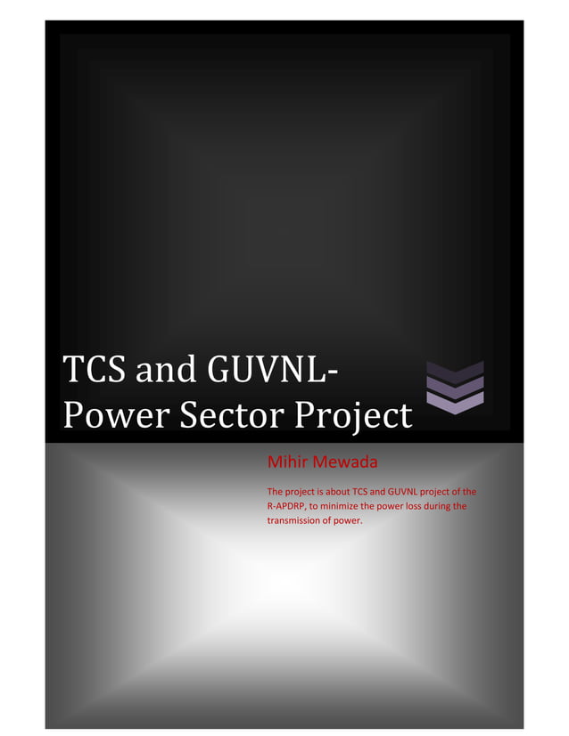 TCS and GUVNL Power Sector Project | PDF