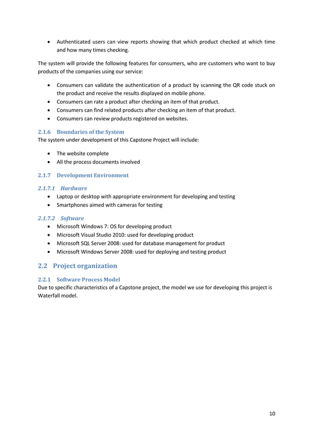 FPT University - Capstone project - Using QR Code to prevent fake ...