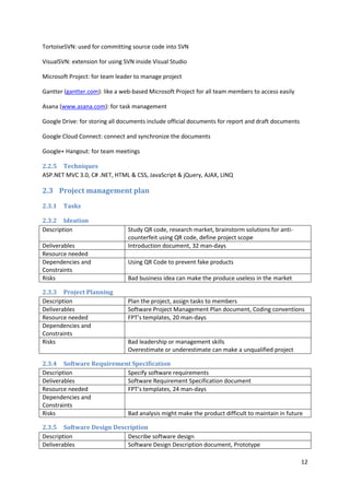 FPT University - Capstone project - Using QR Code to prevent fake products | PDF