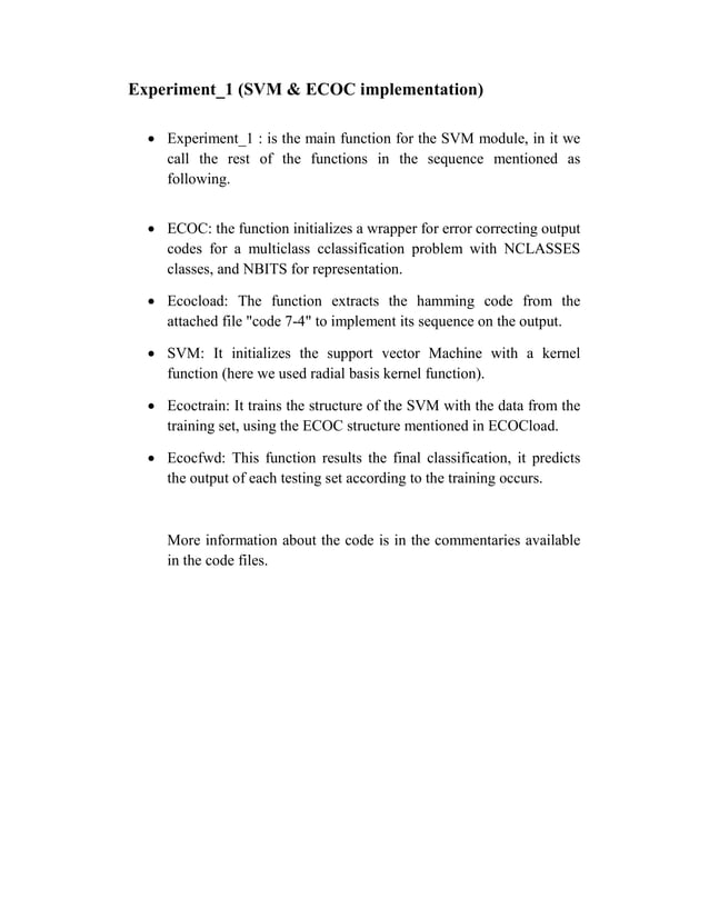 ECG beats classification using multiclass SVMs with ECOC | PDF