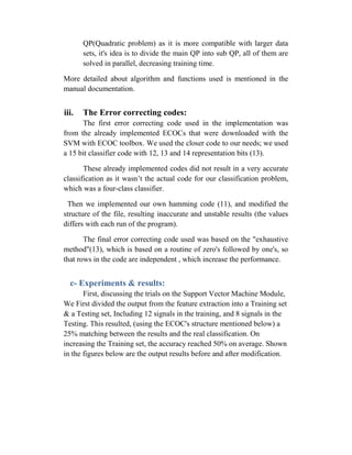 ECG beats classification using multiclass SVMs with ECOC | PDF
