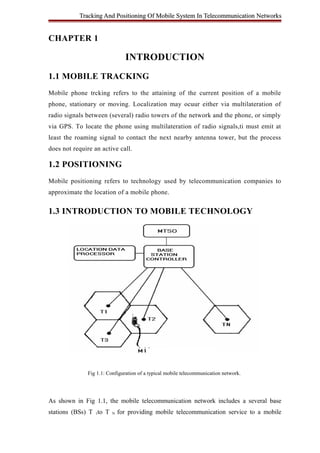 Final reportTracking And Positioning Of Mobile System In ...