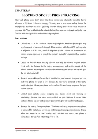 Final reportTracking And Positioning Of Mobile System In ...